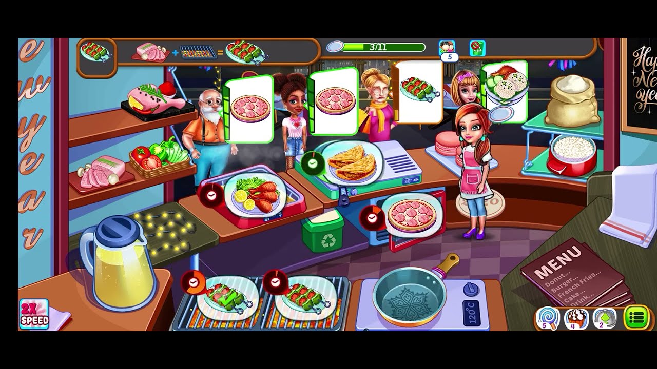 Cooking Express game Level 251 To 259 Complete in the game...🥵😯🧑‍🍳 ...