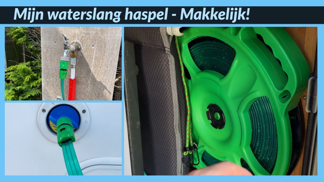 #151 Welke waterslang haspel gebruik ik in de camper? - YouTube