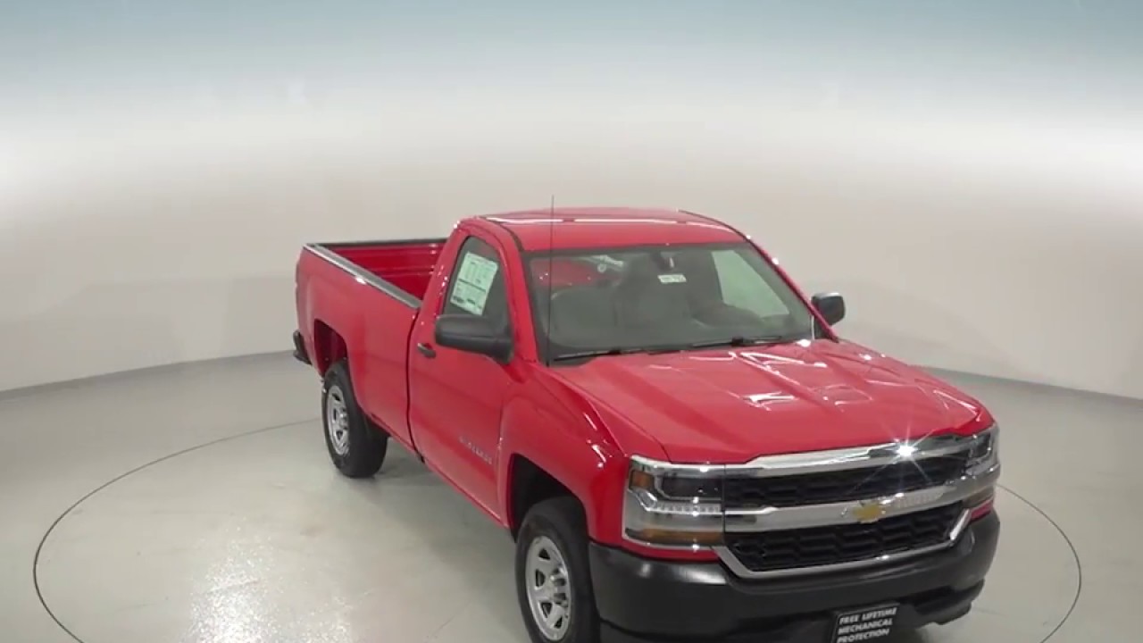181792 - New, 2018, Chevrolet Silverado, Red, 1500, WT, Reg Cab, Test ...