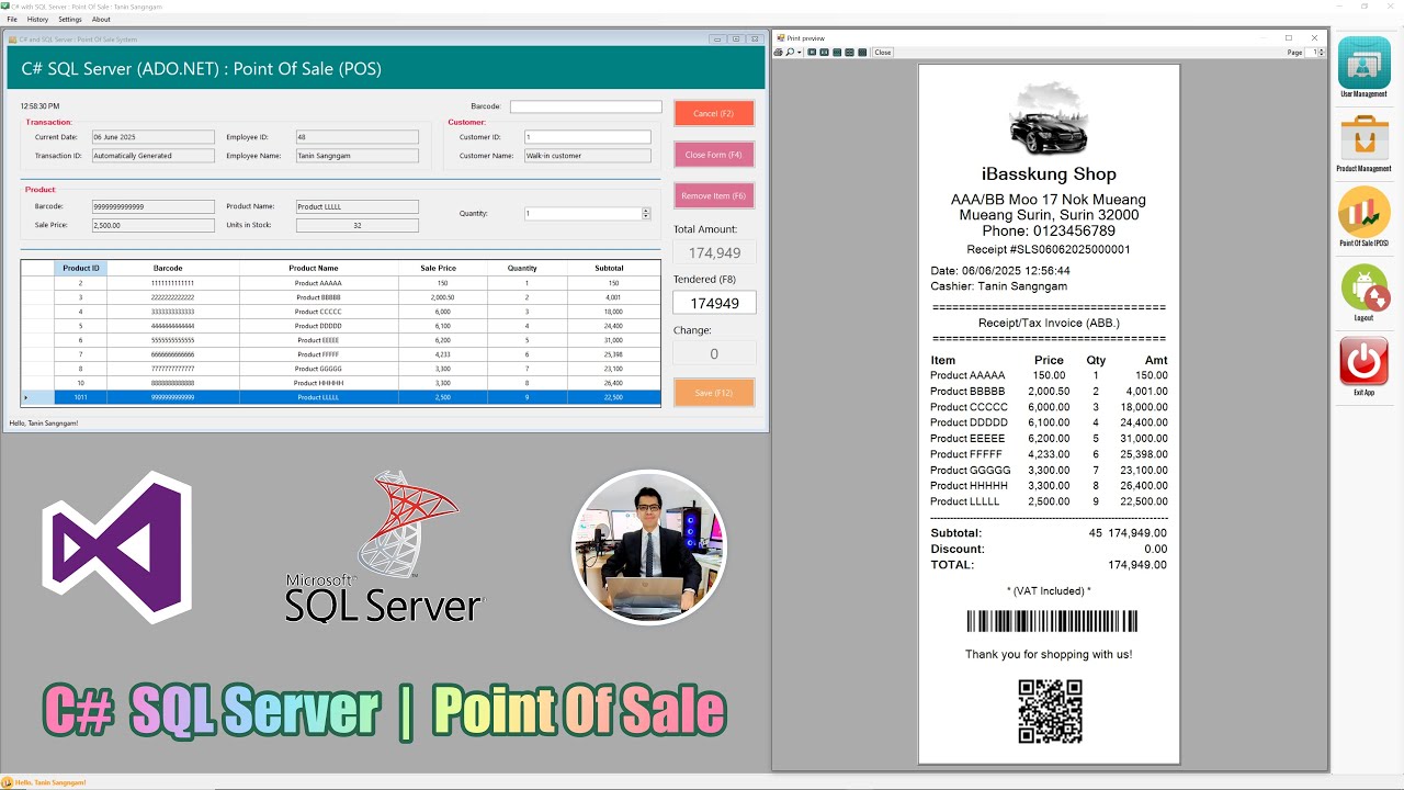 Designing a Product Management Form UI in C# Part 2 | POS System with ...