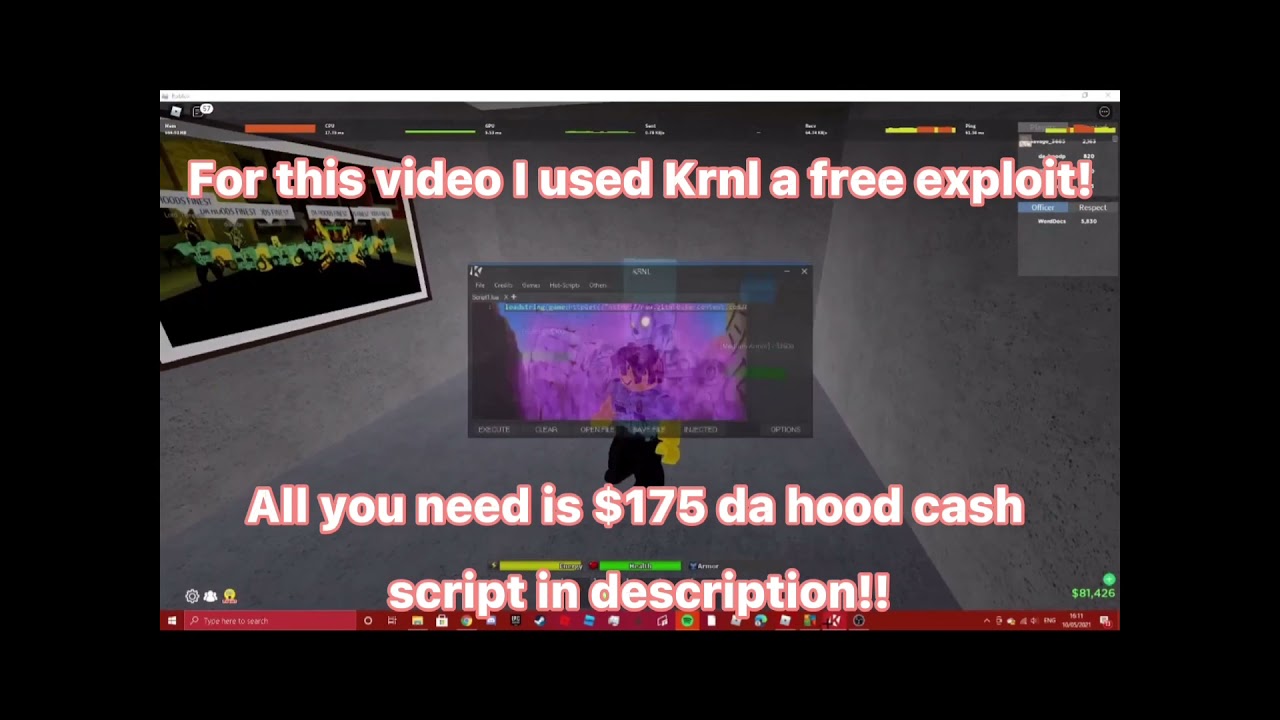 Da hood Auto Arrest Script *SCRIPT IN DESCRIPTION* *WORKING* - YouTube