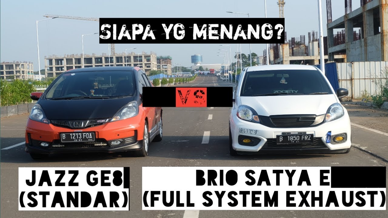 HONDA BRIO VS JAZZ GE8 - YouTube