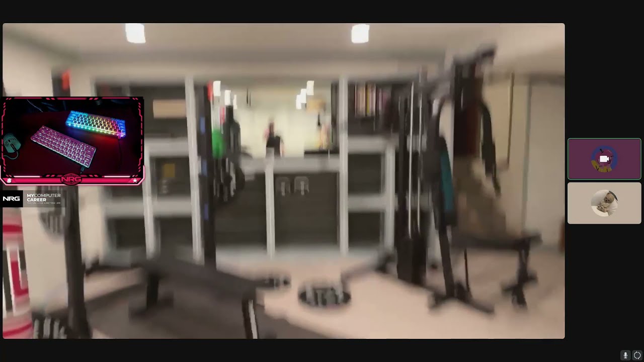 CLIX Shows Off his HOME GYM! - YouTube