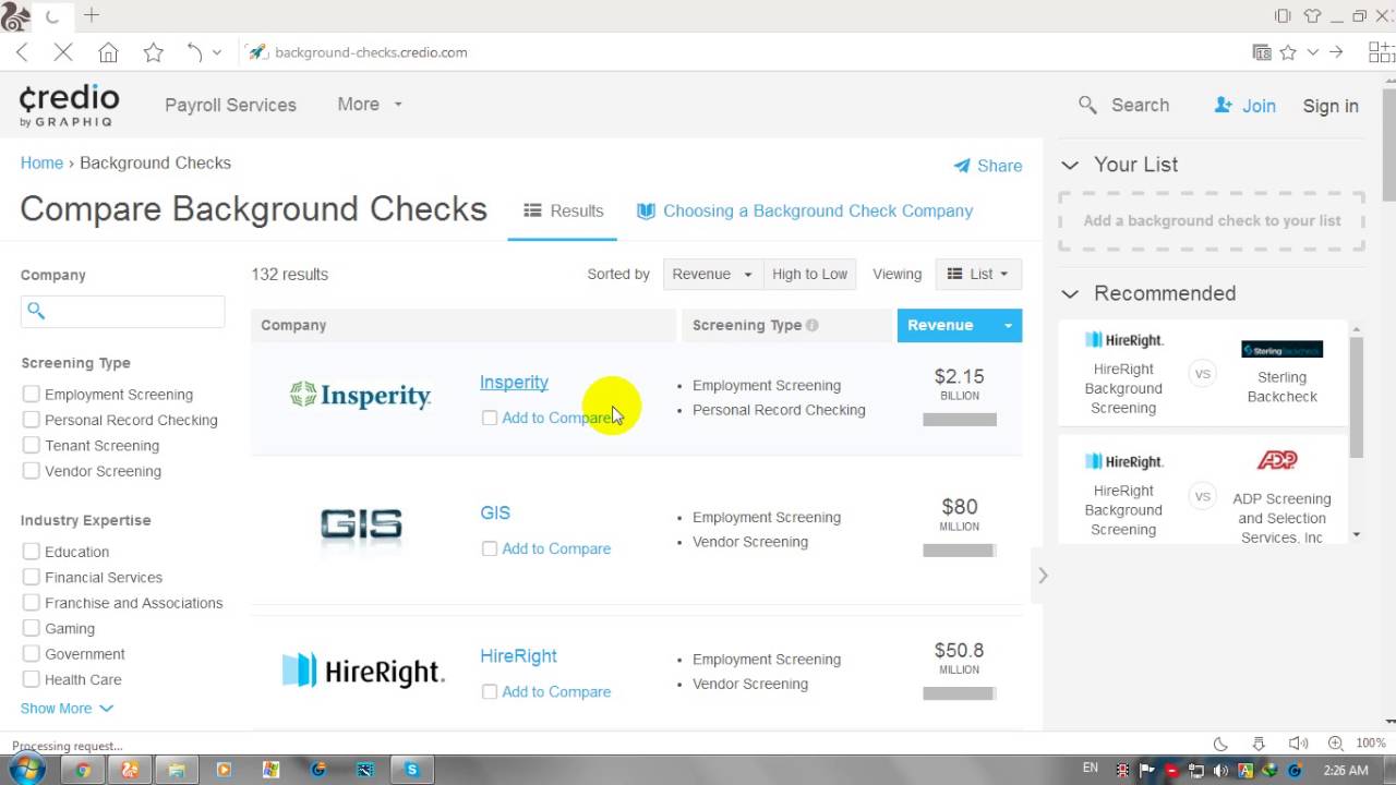 Compare Background Checks - YouTube