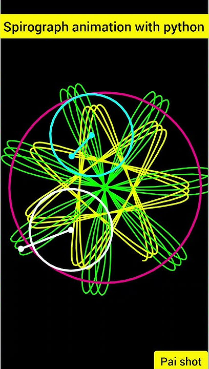 Spirograph Animation27 With Python Turtle Shorts Youtube 