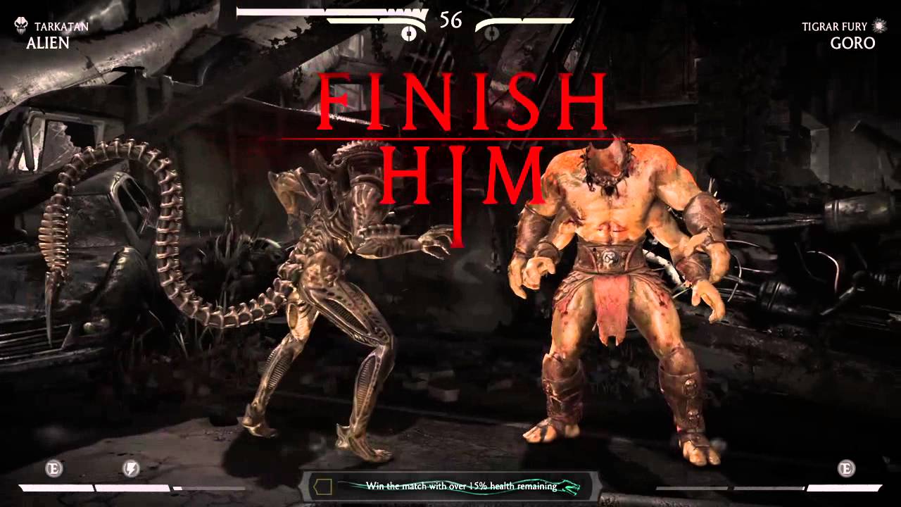 Mortal Kombat X Alien vrs Predator. - YouTube