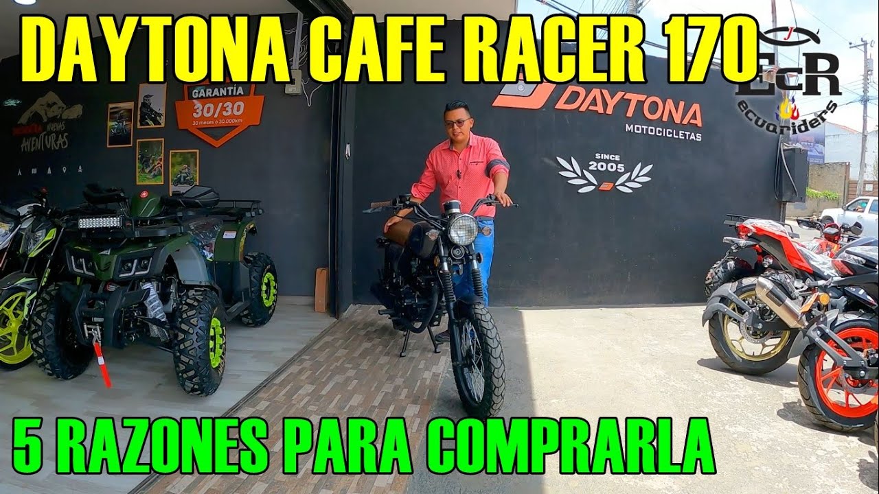 DAYTONA CAFE RACER 170: 10 CURIOSIDADES QUE NO CONOCÍAS || ECUARIDERS ...