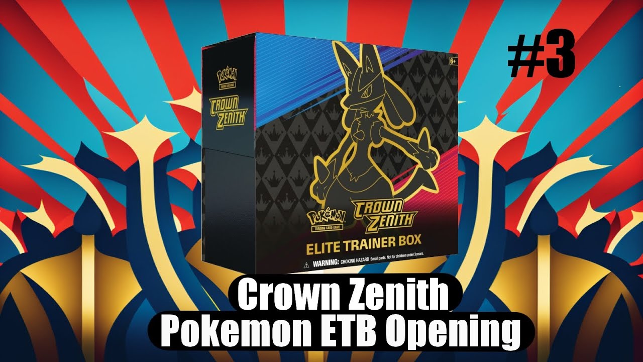 Were the legends of batching true?! Crown Zenith ETB 3 opening - YouTube