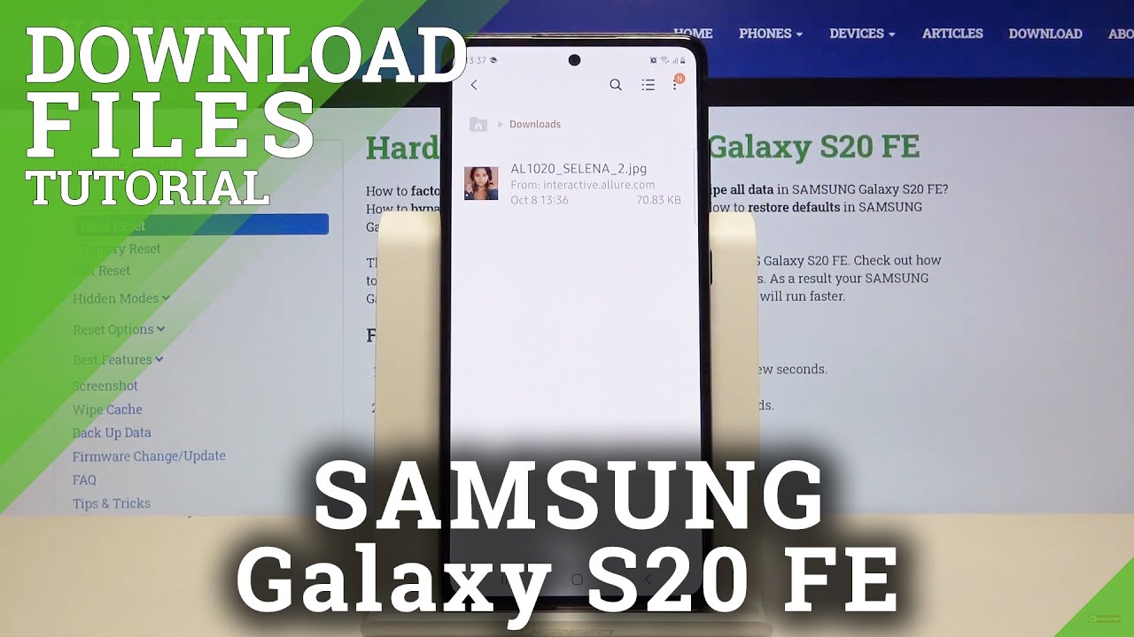 How to Locate Downloaded Files in SAMSUNG Galaxy S20 FE – Downloaded ...