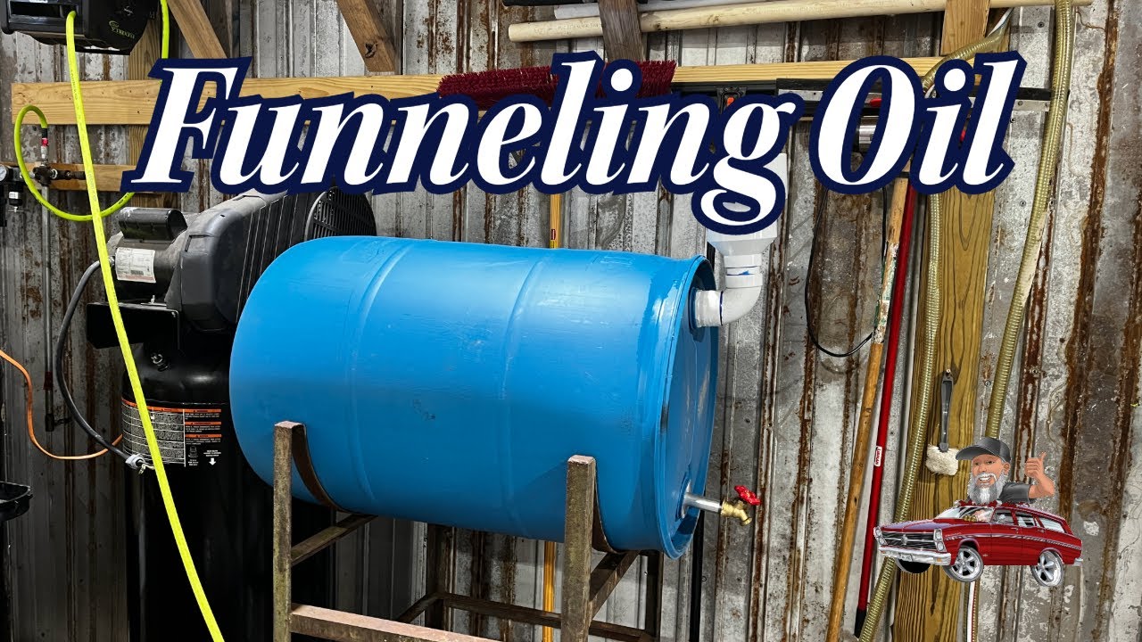 Transforming Waste Oil Storage with DIY Filter Funnel - YouTube