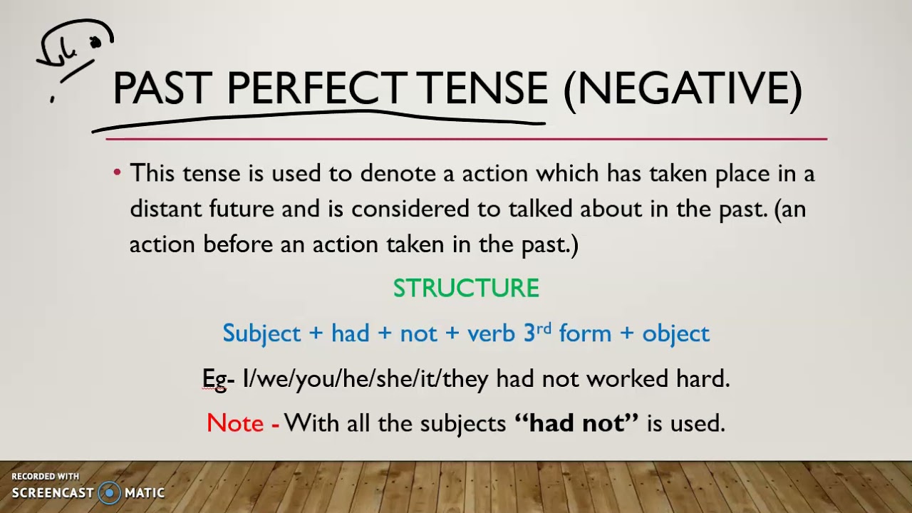 lecture 13 negative statements with quick tense revision - YouTube