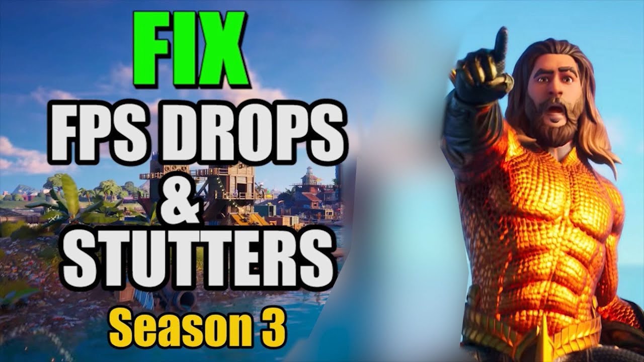 Fix FPS Drops & Stutters In Fortnite - No Input Delay | Chapter 2 ...