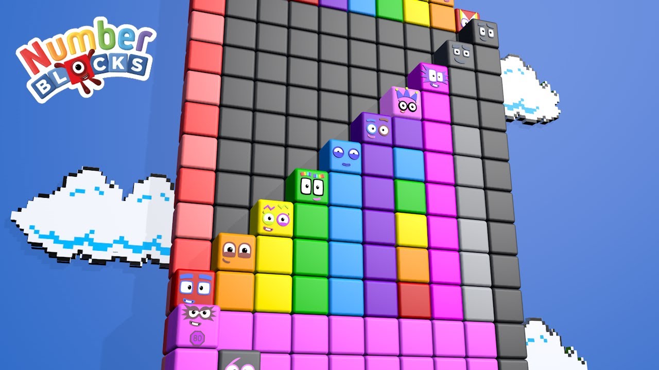 Numberblocks Full Episodes Step Squad Standing Tall 1 to 100 MILLION ...