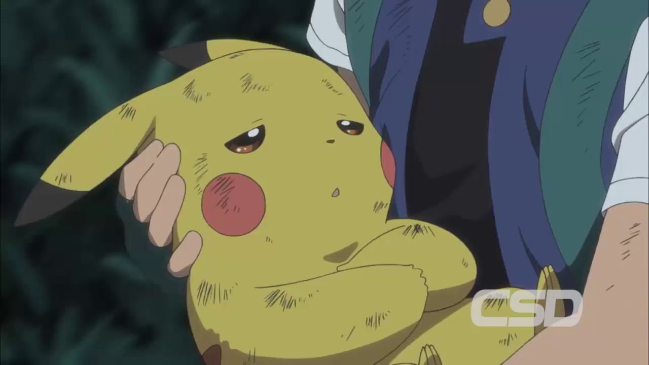 Ash falls in dig with Pikachu | Pokemon The Movie I Choose You - YouTube