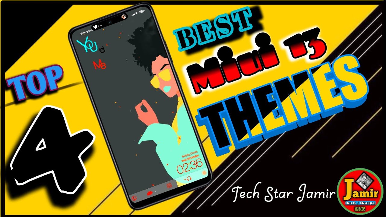 Top 4 Best Miui 13 Theme | Yellow Ui Theme |Whatsapp Ui Change |All ...