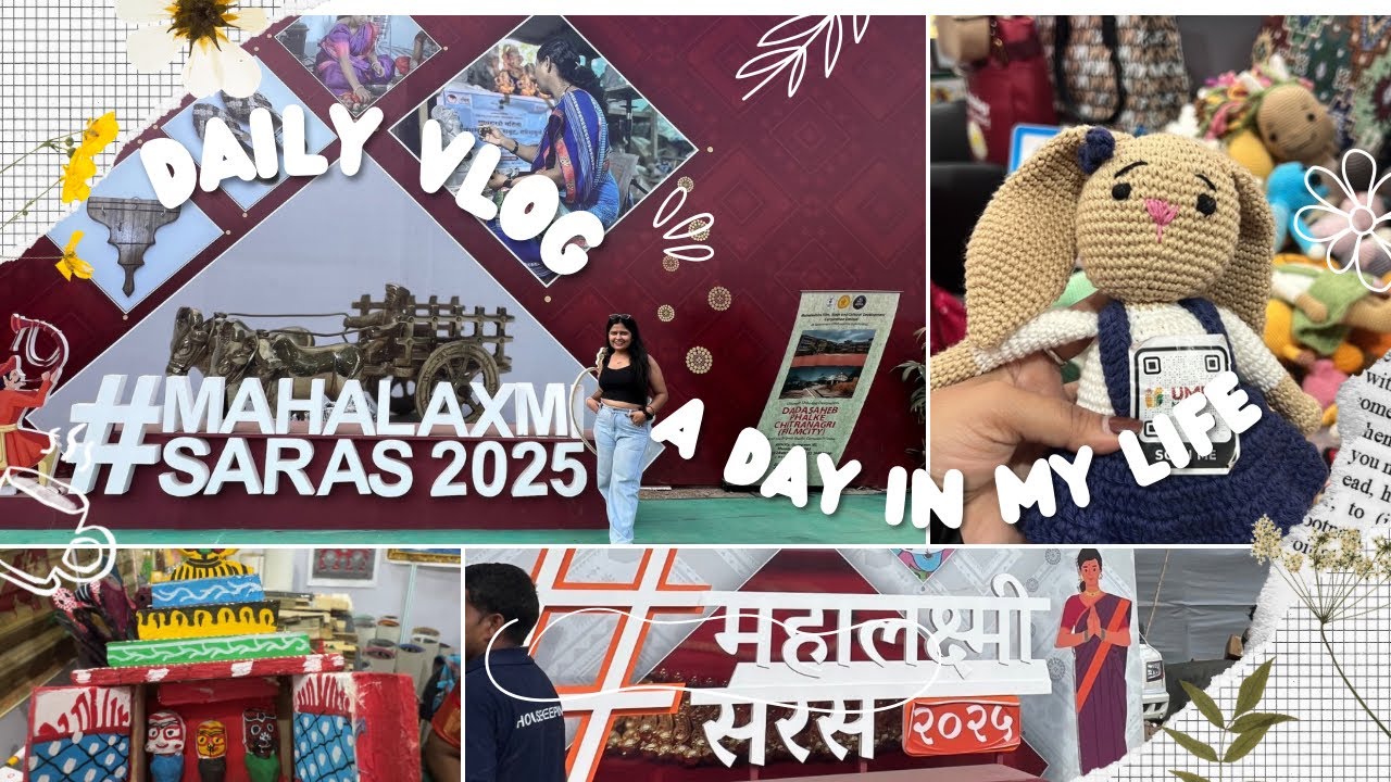 Mahalaxmi Saras exhibition| Umed abhiyan |thecha bakhari 🥘 - YouTube