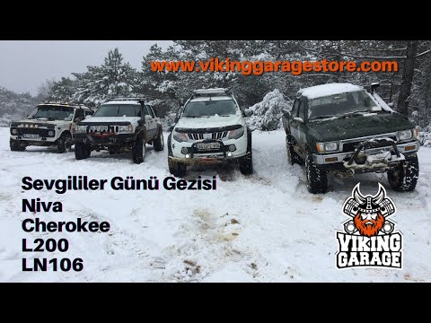 Sevgililer Günü Offroad Gezisi Niva, 5.2, L200, LN 106