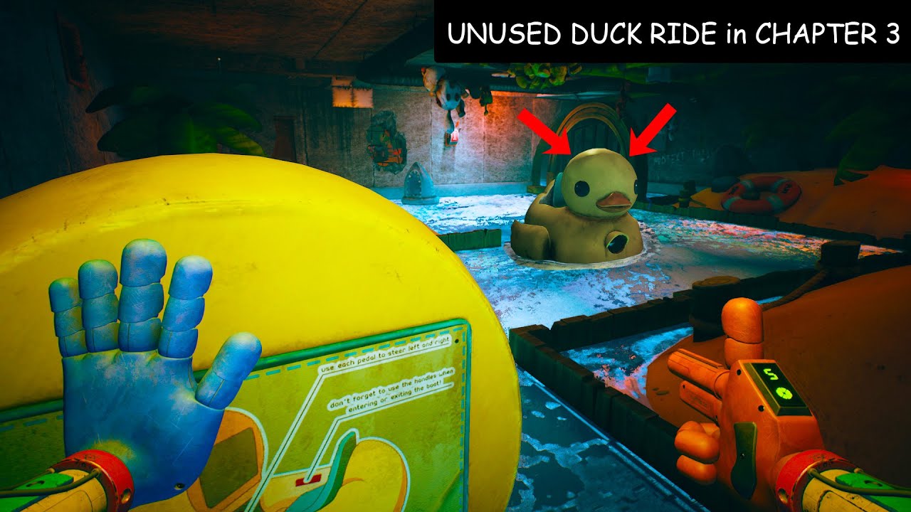I Found an UNUSED DUCK RIDE! - Poppy Playtime [Chapter 3] Secrets ...