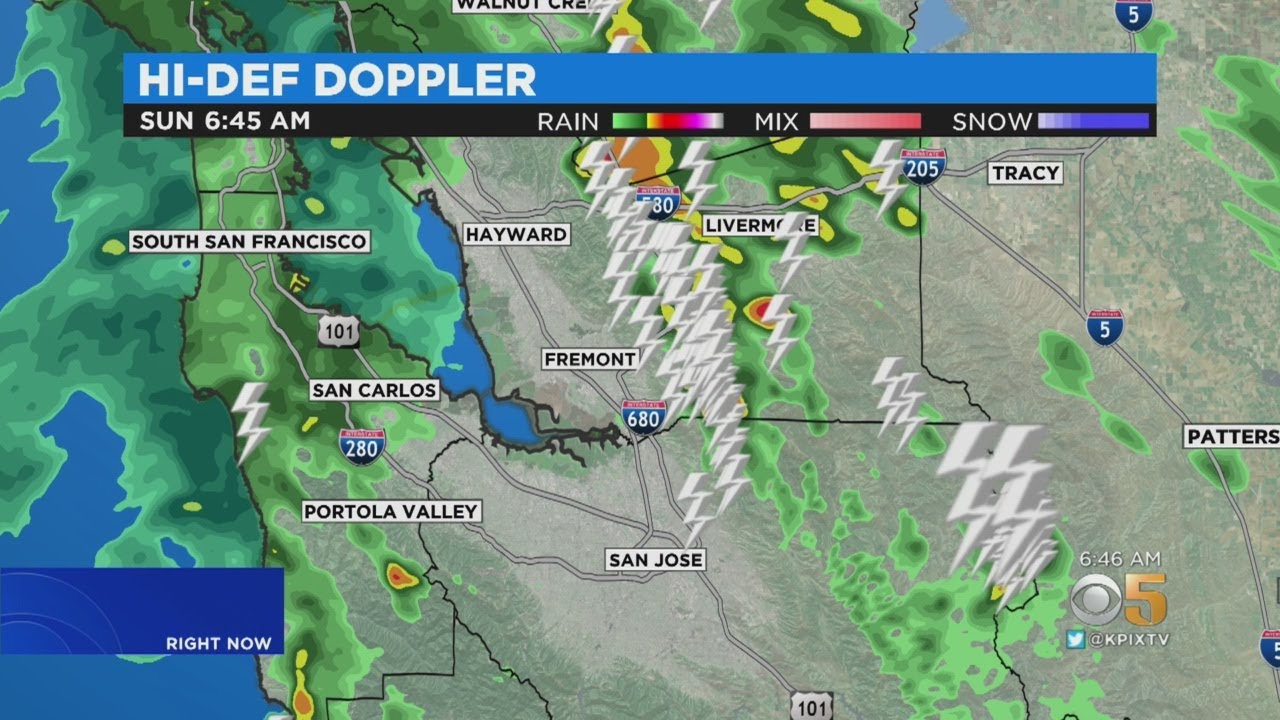 TODAY'S STORMY FORECAST: The latest from the KPIX 5 Weather Team - YouTube