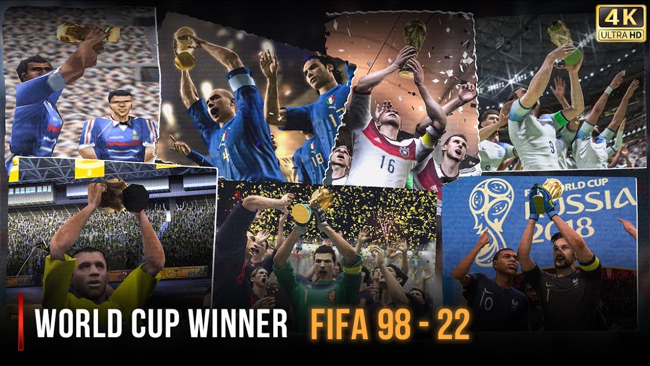 FIFA World Cup Winner Celebration | FIFA 1998 - 2023 | - YouTube