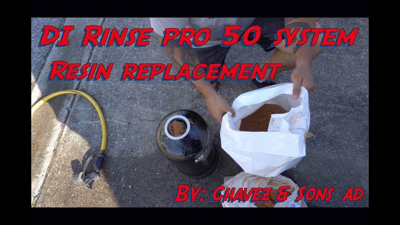 DI Rinse 50 Pro System - Resin Replacement - YouTube