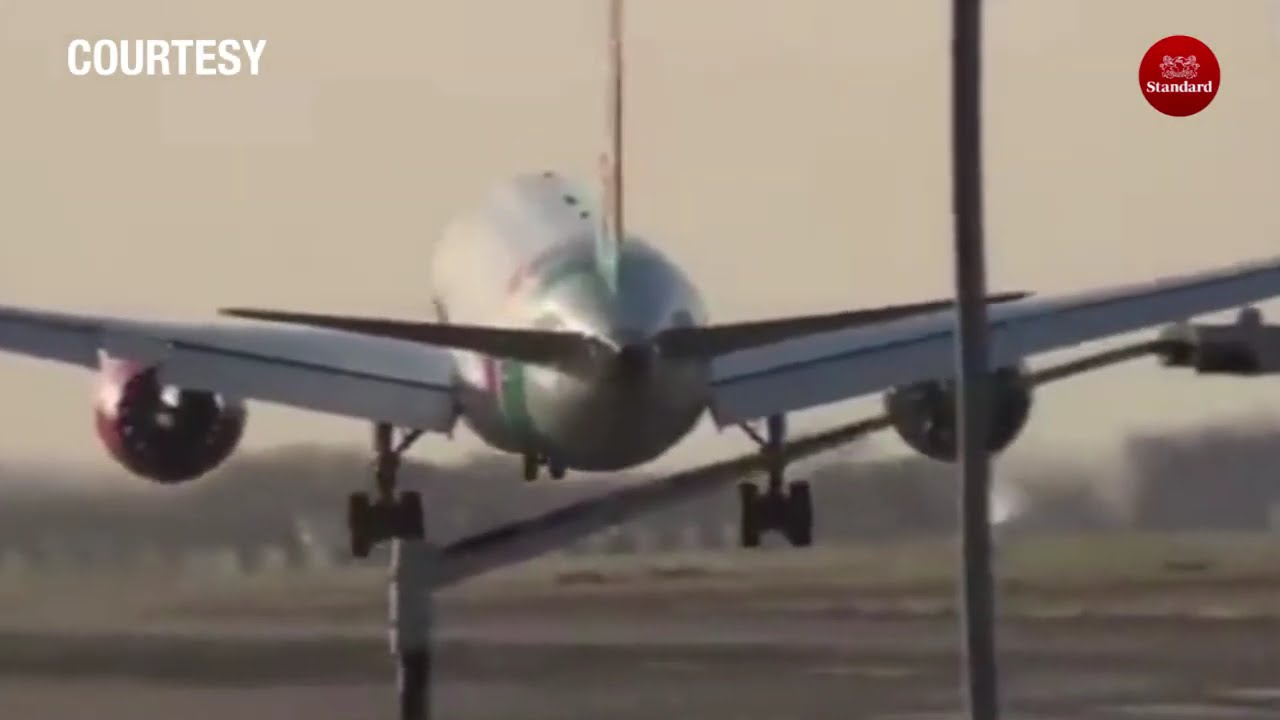 KQ pilots Cpt. Ruth Karauri and Clive Nyachieo skillfully land planes ...