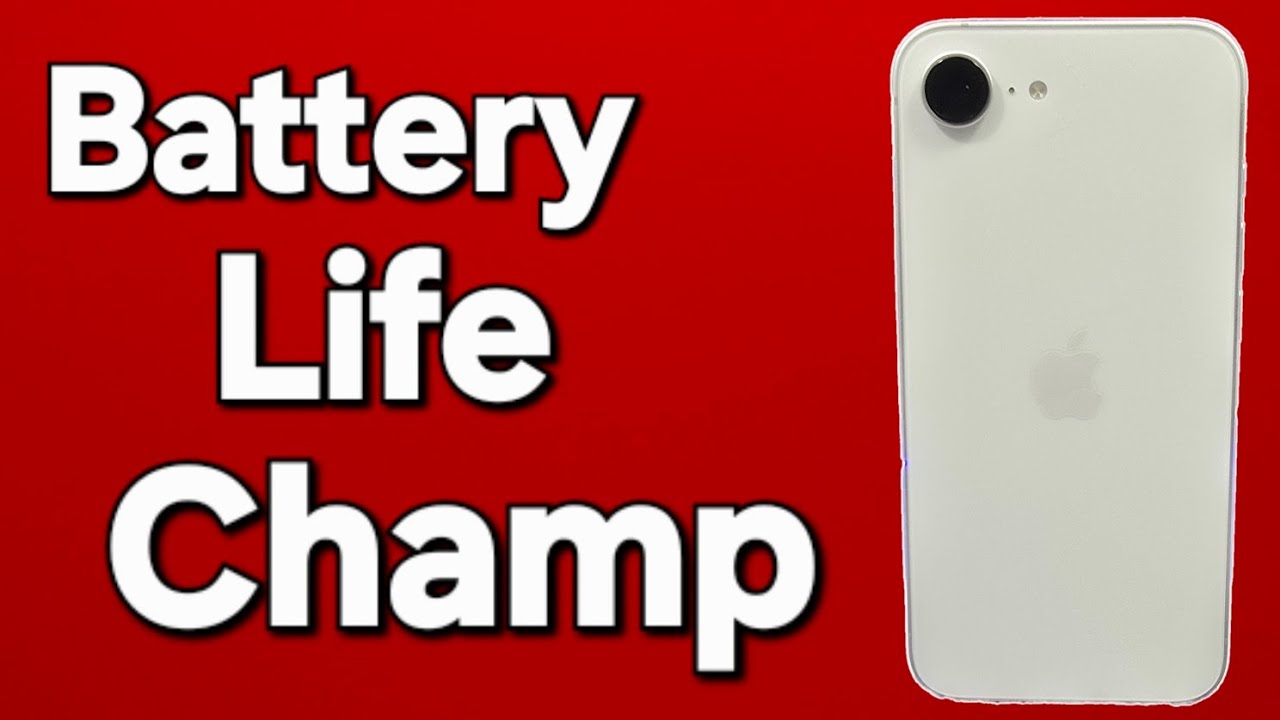 iPhone 16e Real World Battery Life Review - YouTube