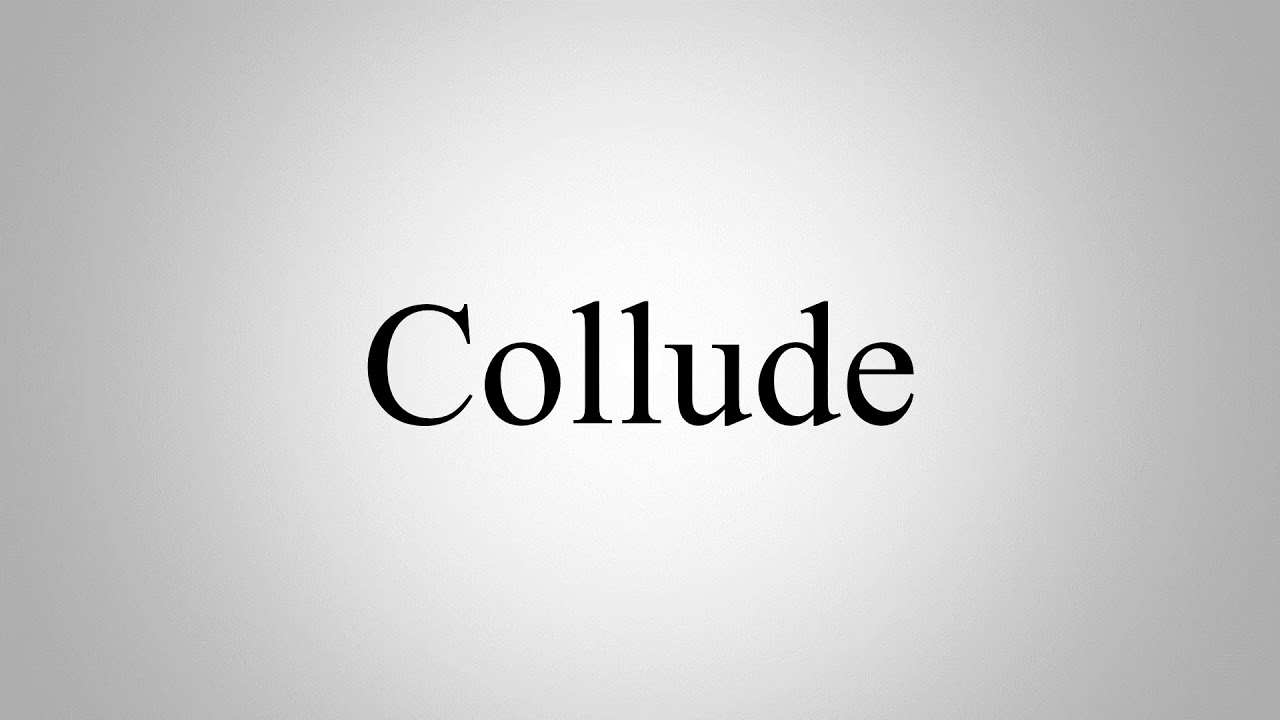 Learn How To Pronounce Collude - YouTube