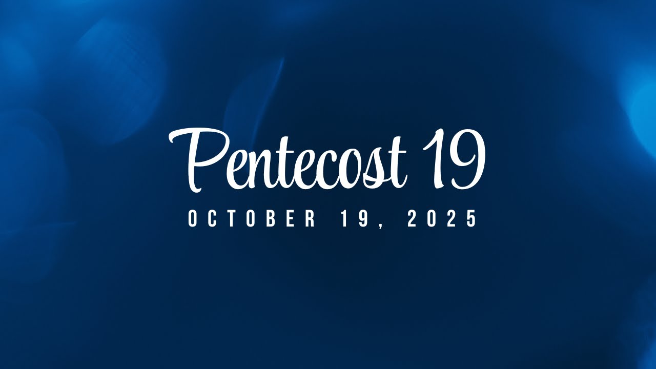 Pentecost 19 - YouTube