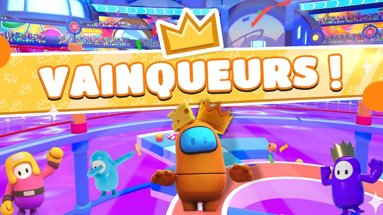 VICTOIRE AVEC DES RANDOM [ FALL GUYS ] - YouTube