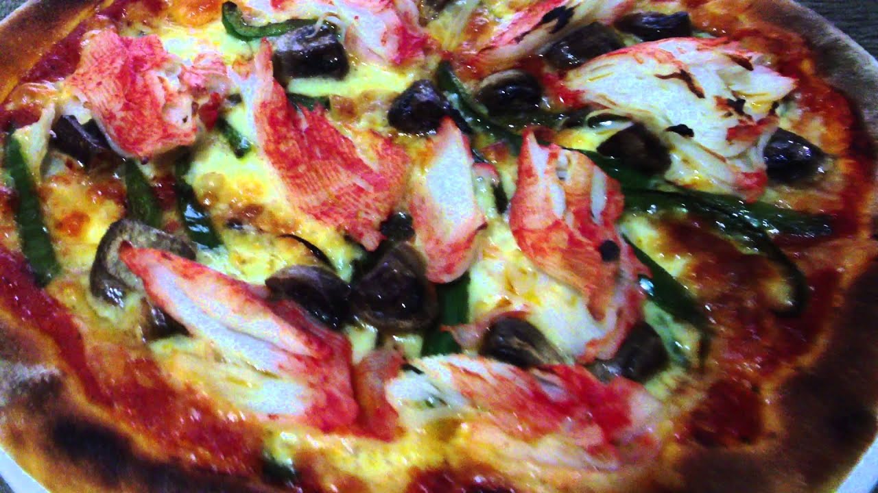 imitation crab meat pizza - YouTube