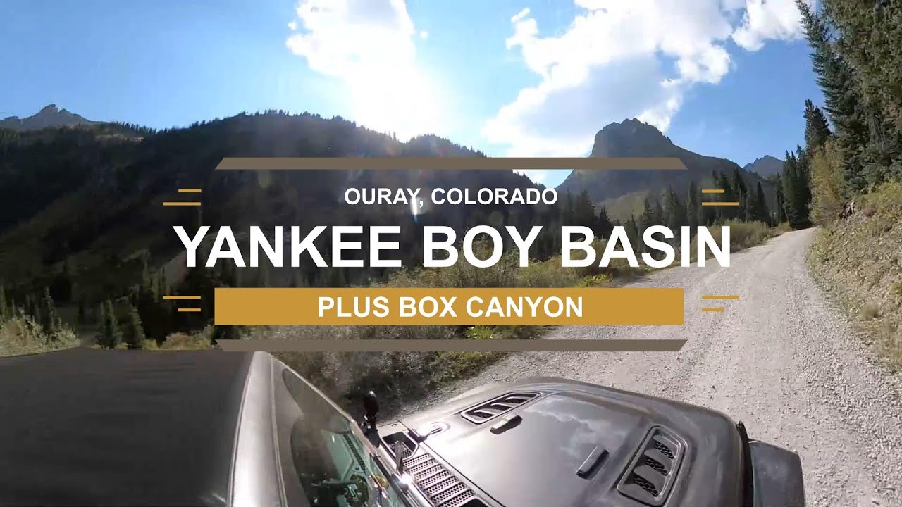 Yankee Boy Basin plus Box Canyon, Ouray, Colorado - YouTube