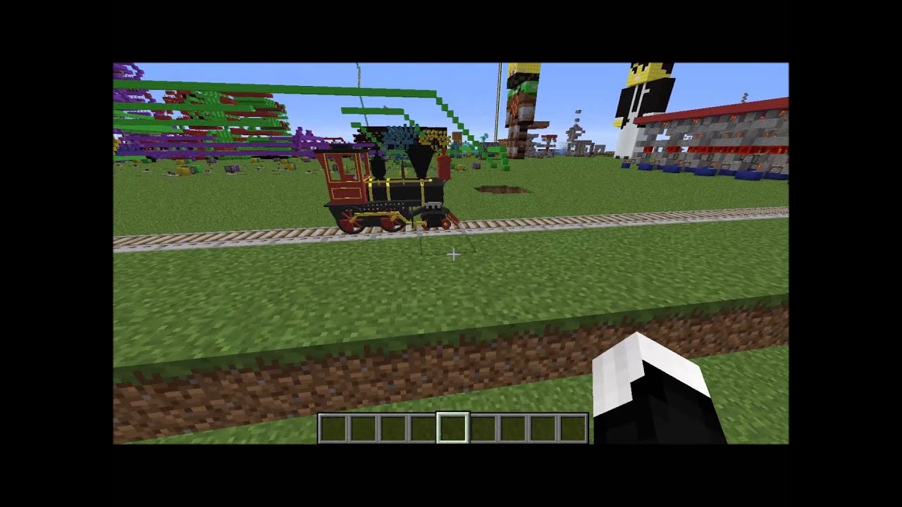 minecraft train 3D model - YouTube
