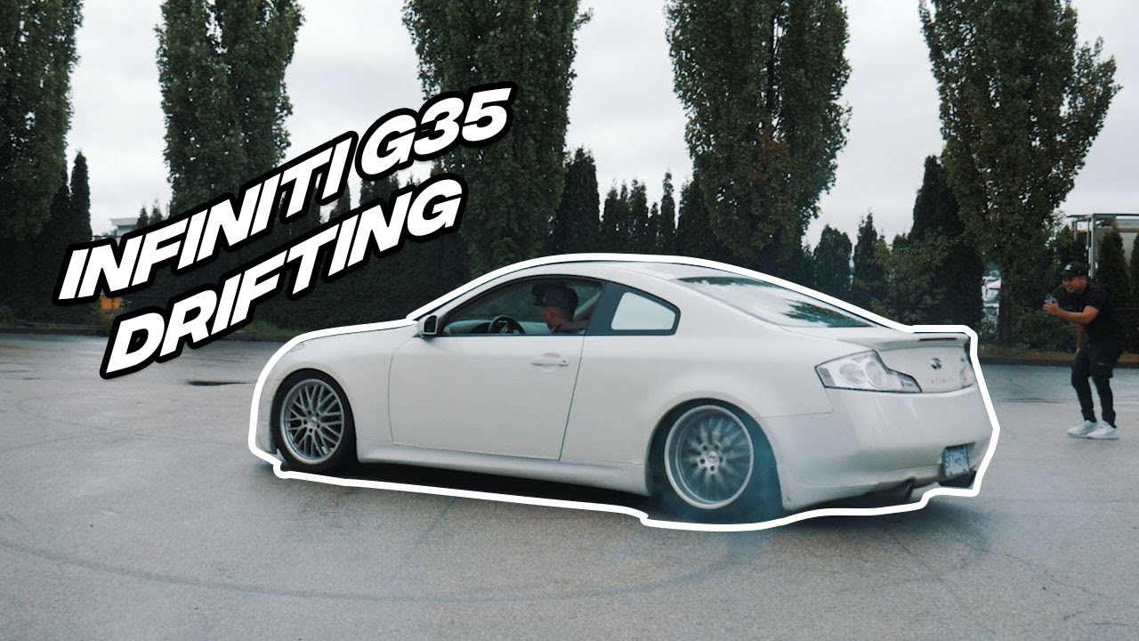 SLIDING MY INFINITI G35 COUPE WITH FRIENDS! (HYUNDAI GENESIS & SUBARU ...