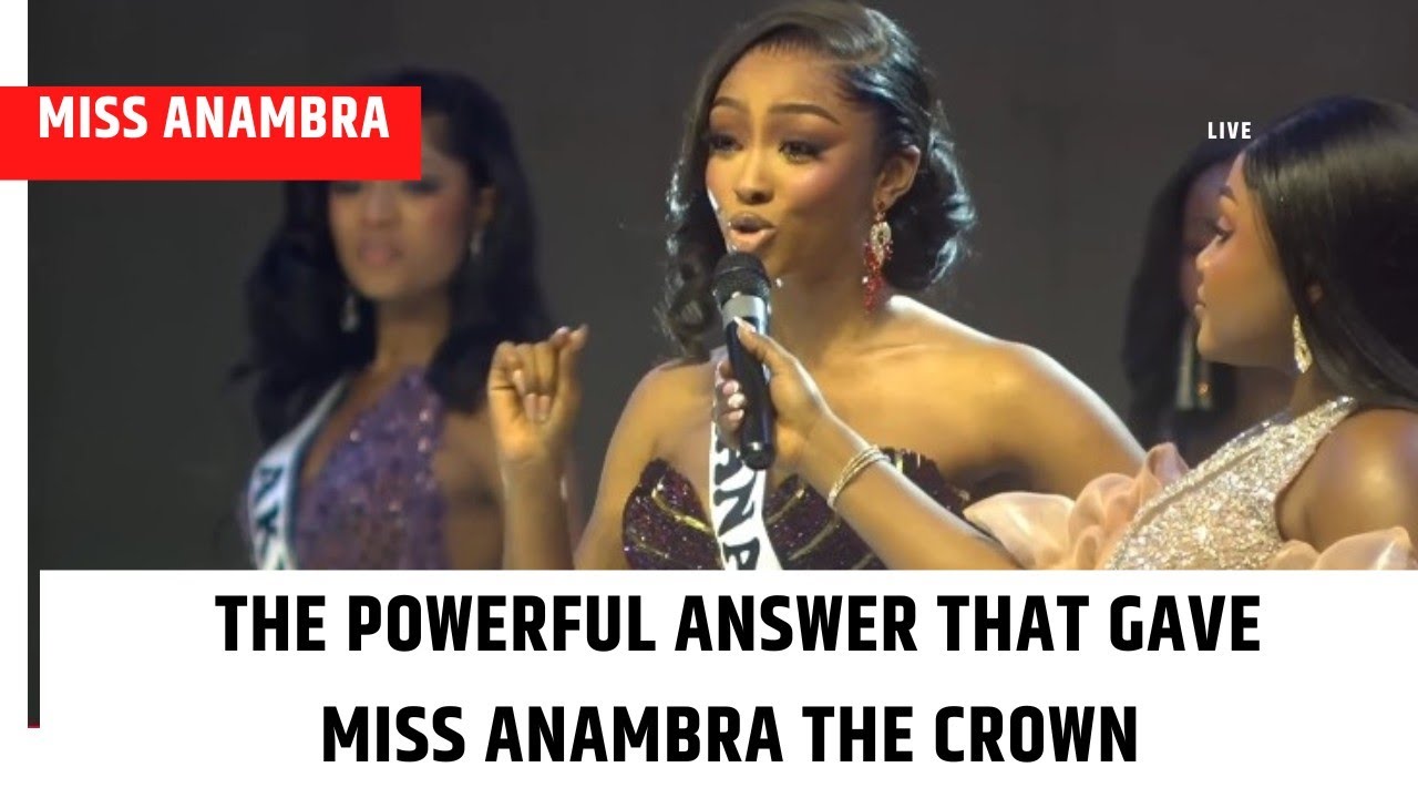 Miss Universe Nigeria 2025 Grand Finale|| The Answer That Gave Onyinyechi Basil Miss Universe ...