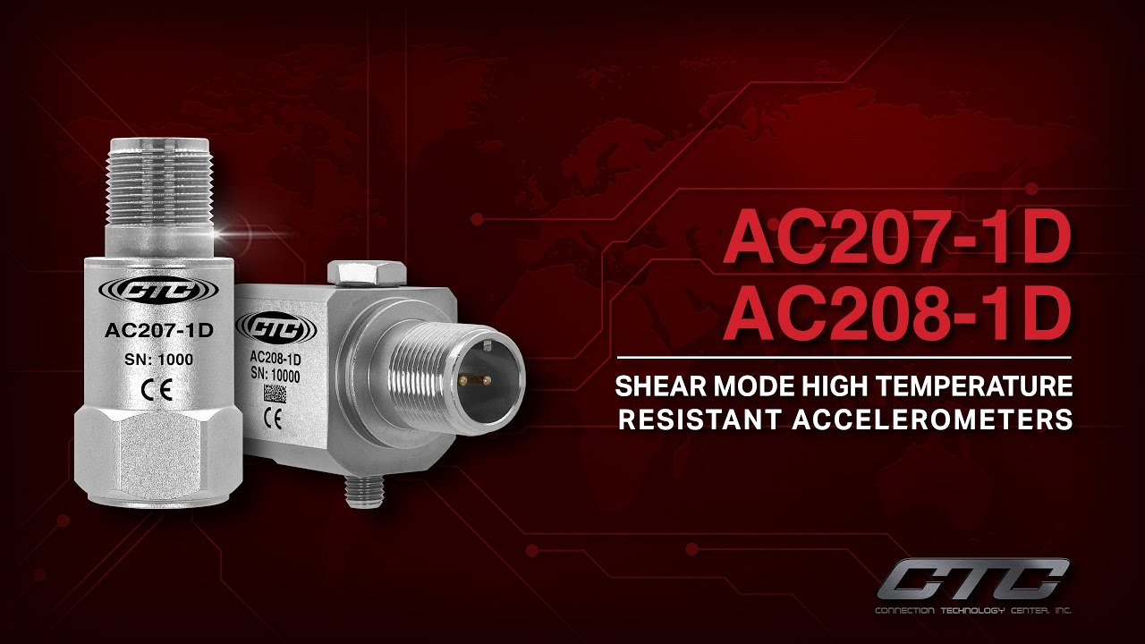 CTC High Temperature Resistant Accelerometers in Action - YouTube