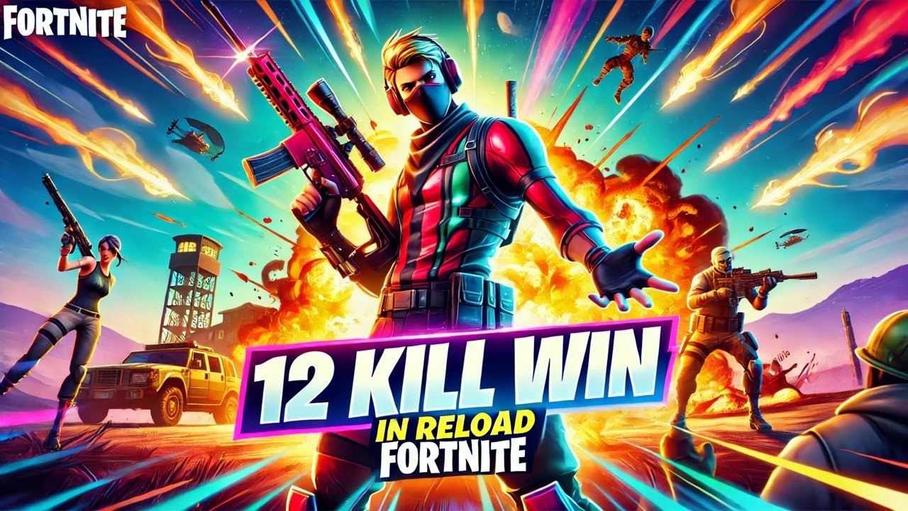 12 Kill Win In Reload | Fortnite | Oasis - YouTube