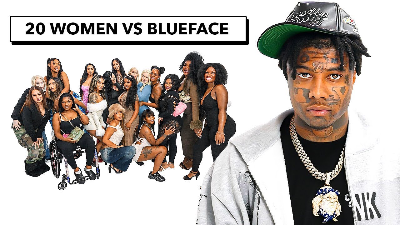 20 WOMEN VS 1 RAPPER: BLUEFACE BLEEDEM - YouTube