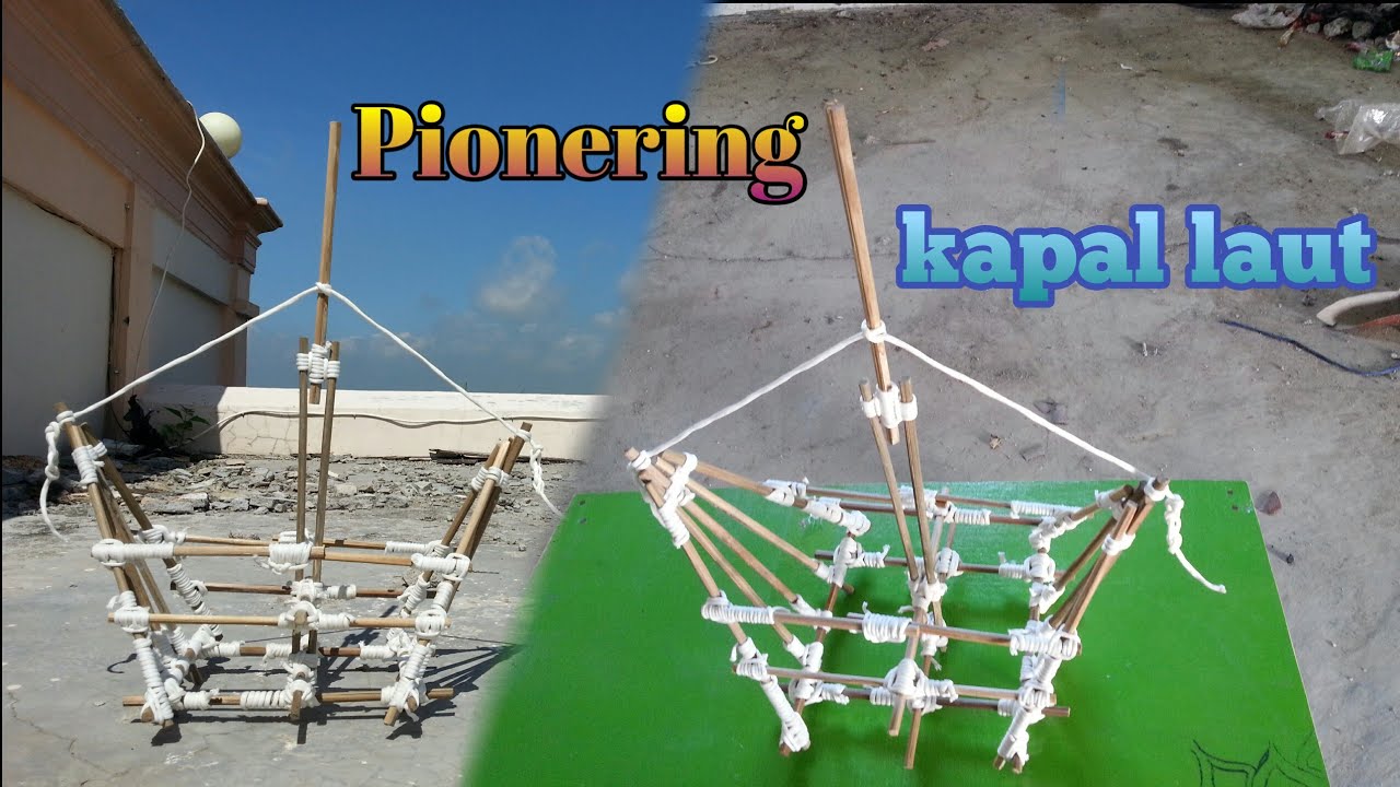 Pionering model perahu | mini pionering - YouTube