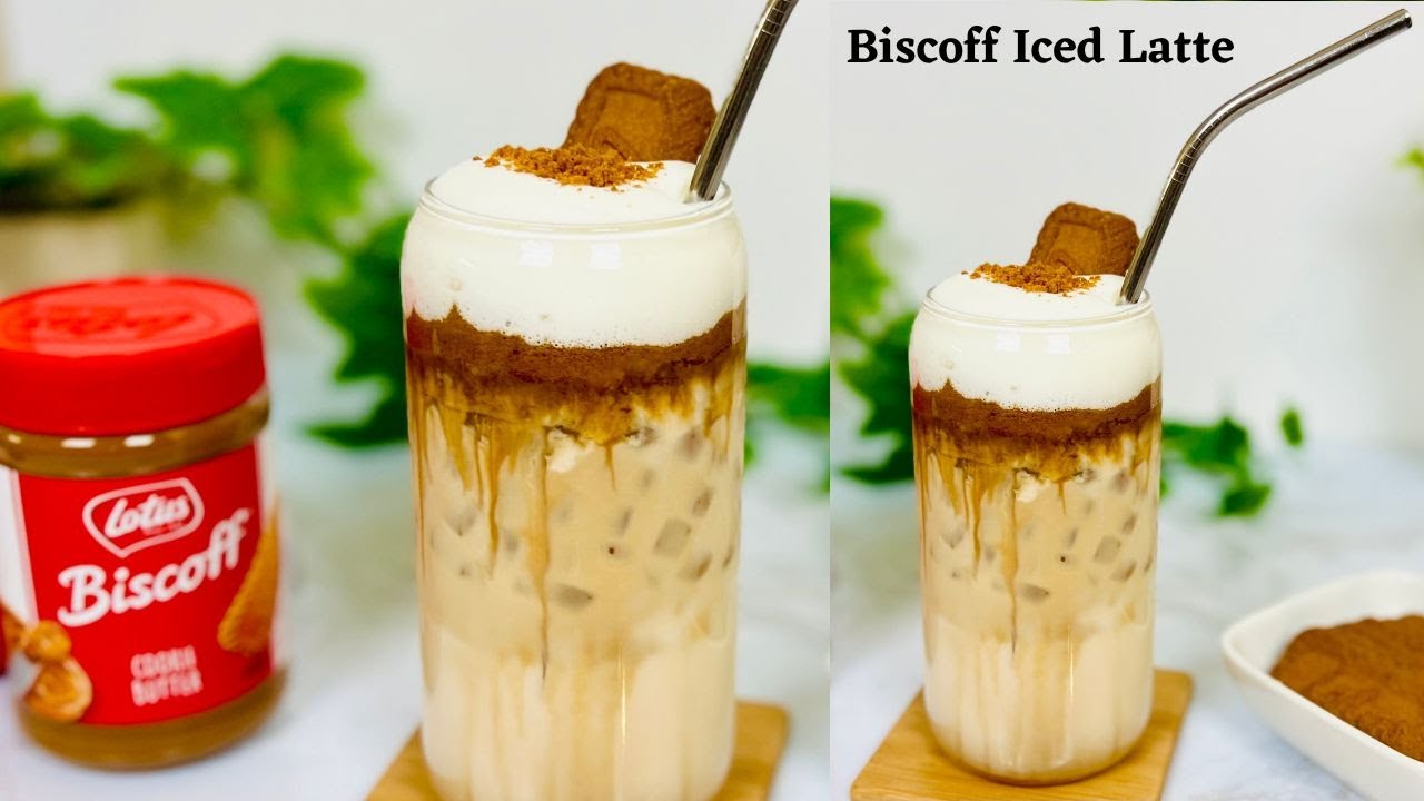 Biscoff Iced Latte | Lotus Biscoff Latte Recipe | Biscoff Coffee ...