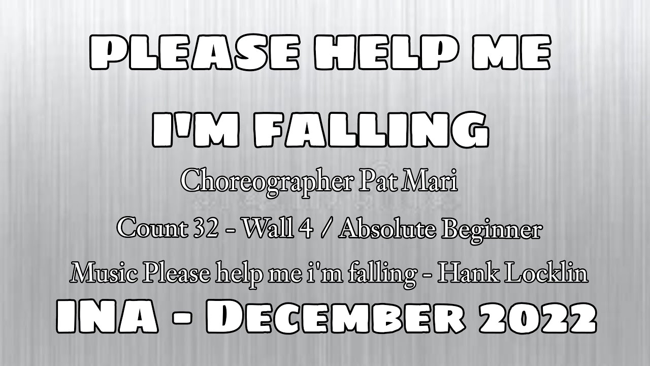 PLEASE HELP ME I'M FALLING - Line Dance (Dance & Tutorial) - YouTube
