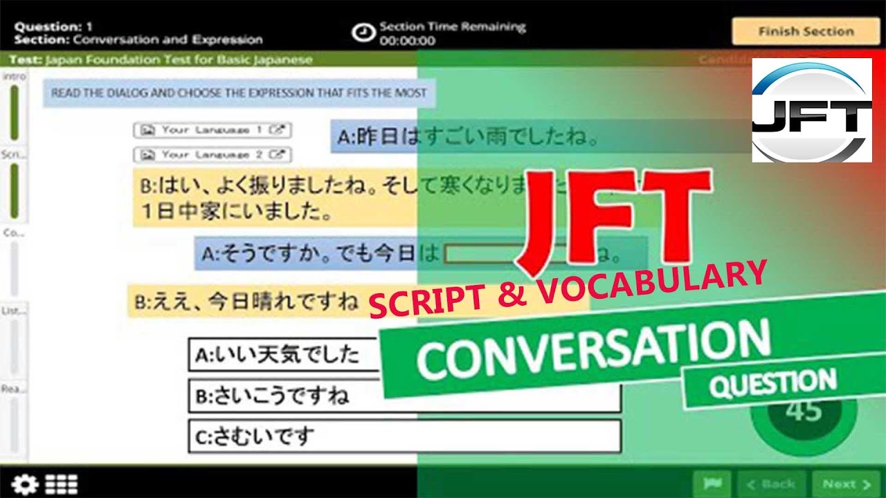2025 JFT basic A2 Conversation Practice : script and vacabulary Master Real-Life Scenarios - YouTube