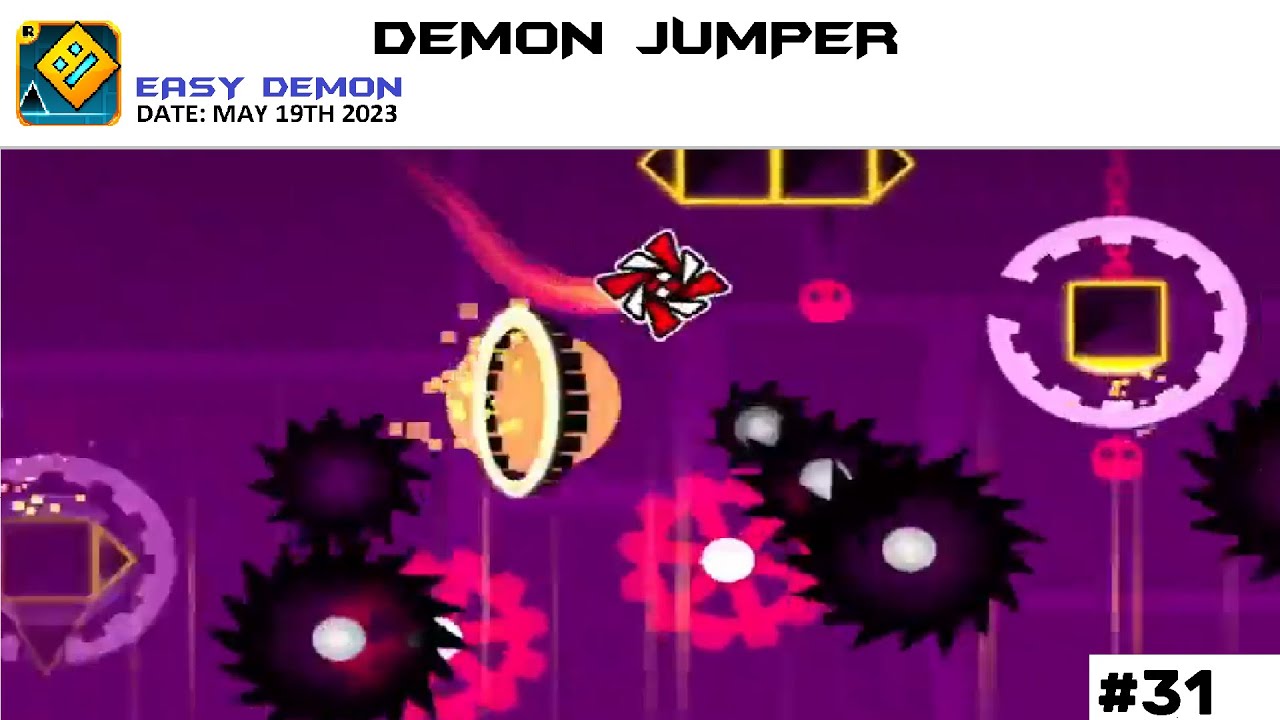 [31st] demon jumper by J4CKY LOST AL 100% (Easy Demon) | Geometry Dash ...