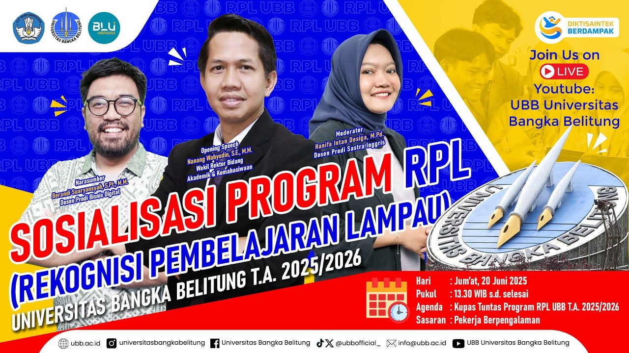 Sosialisasi Program Rekognisi Pembelajaran Lampau (RPL) Universitas ...