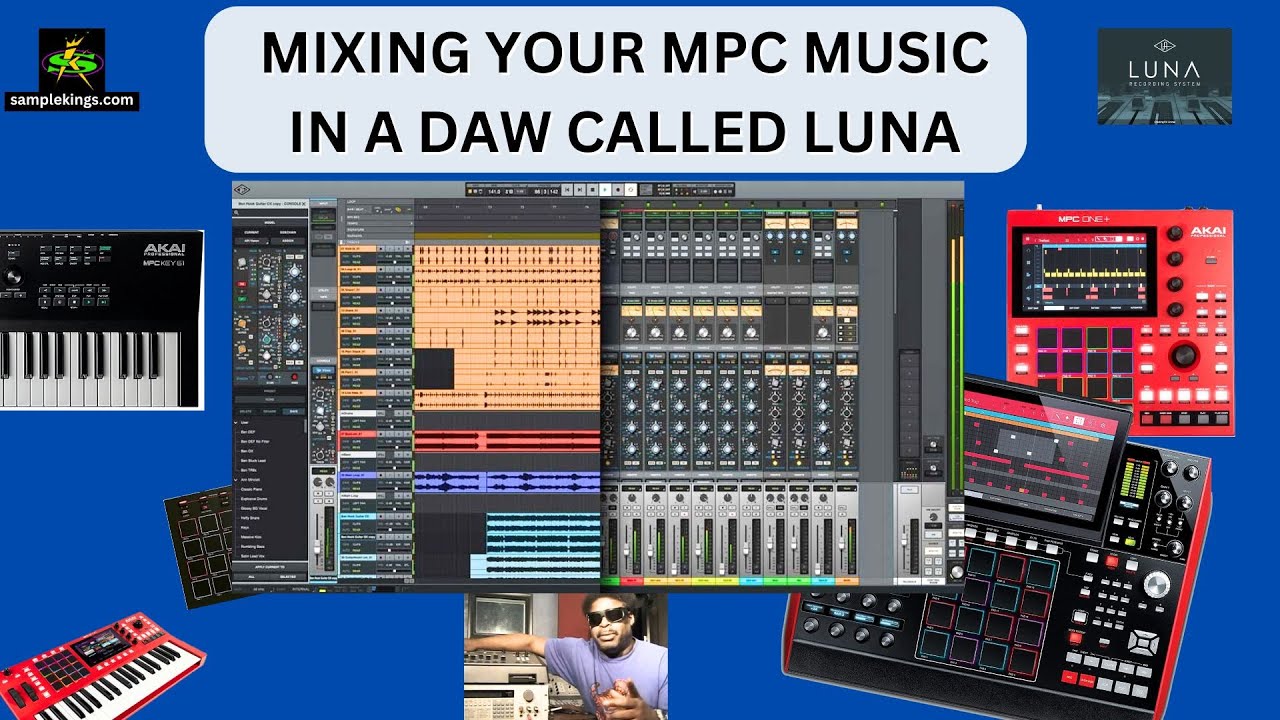 FAST & EASY MIXING MPC BEATS WITH THE MPC APP in LUNA DAW - YouTube