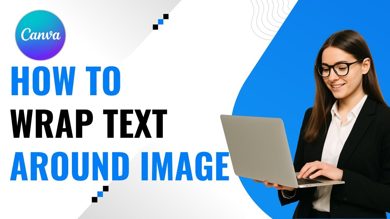 How to Wrap Text Around an Image in Canva | Easy Design Trick - YouTube