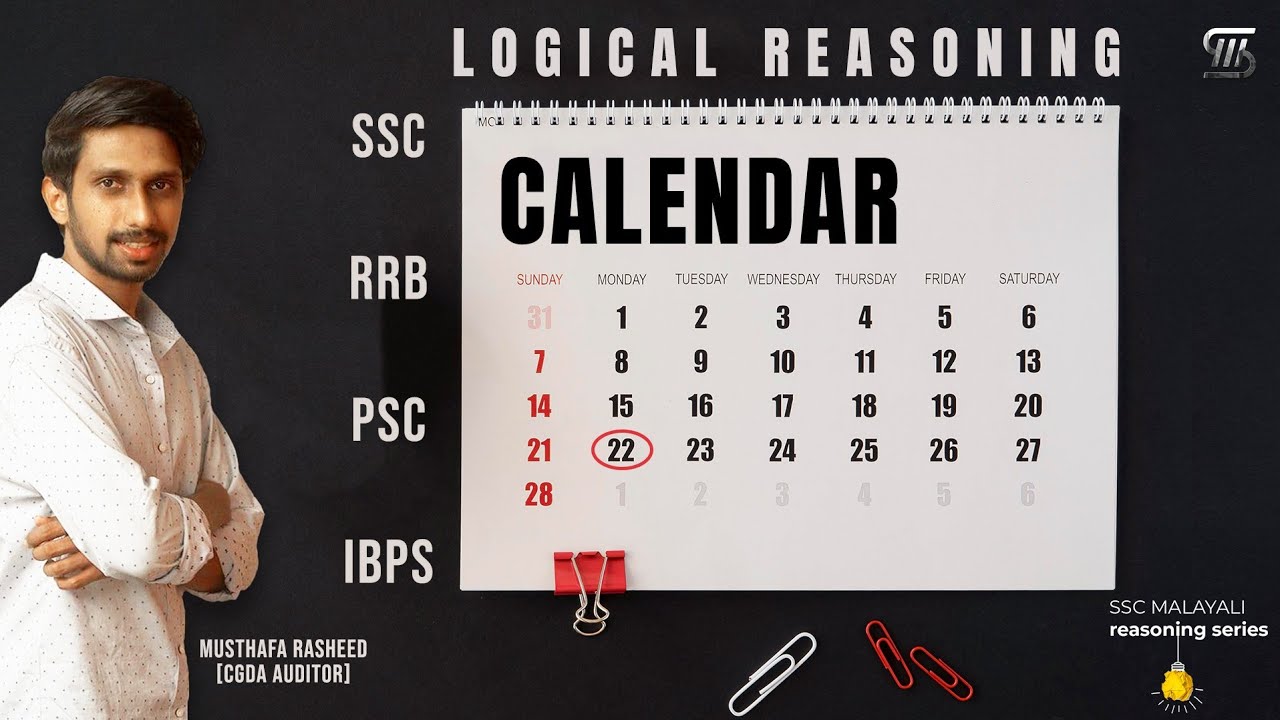CALENDAR || LOGICAL REASONING || SSC || RRB - YouTube