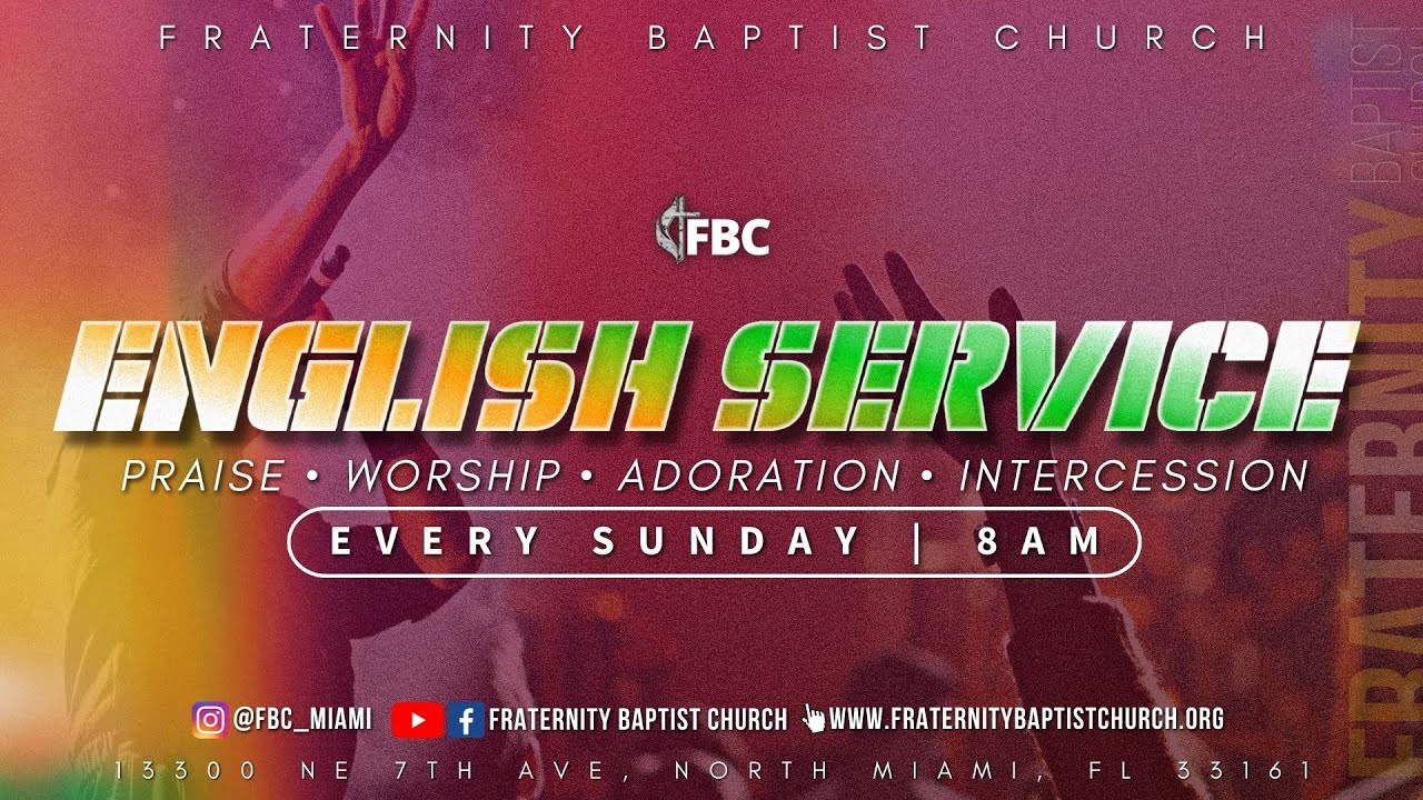 FBC ENGLISH SERVICE | DR. YVES GACHETTE | 06/30/2024 - YouTube