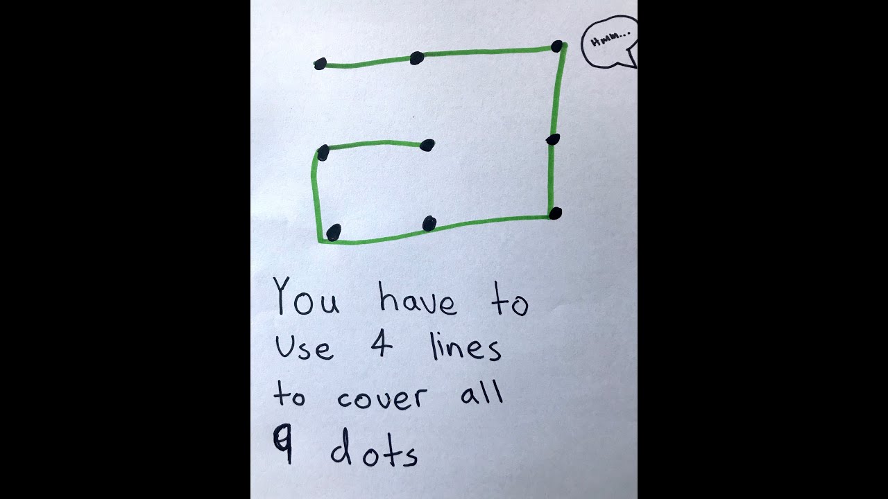How To Solve The Line and Dot Puzzle - YouTube
