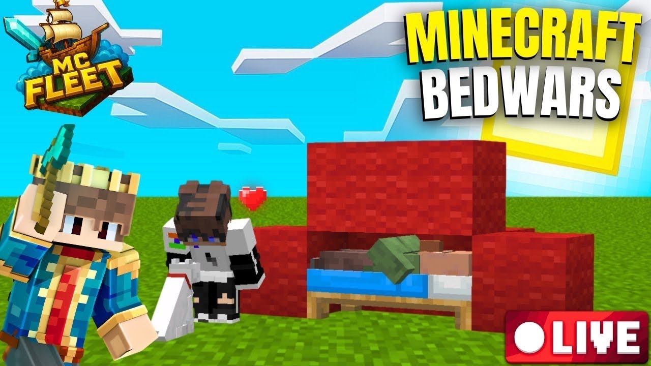 playing bedwar in mc fleet|minecraft|#19 - YouTube